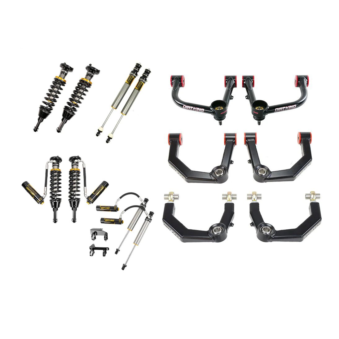 Dirt King Mid Travel Kit Tacoma | Truck Brigade