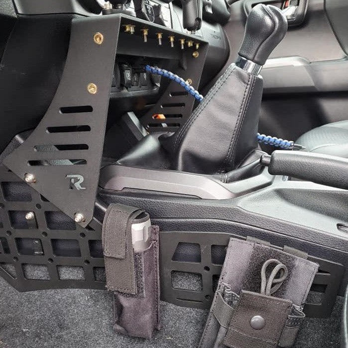 Rago Fabrication Center Console Modular Storage Panel | Toyota Tacoma ...