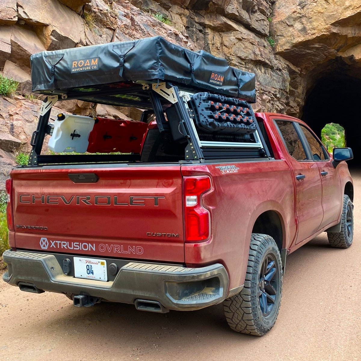 Xtrusion Overland XTR1 Bed Rack | Chevy Silverado 2500 (2019-2023 ...
